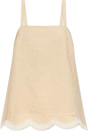 Possé Posse, Femme, Tops, Jaune, Taille: 40 FR Essie Top