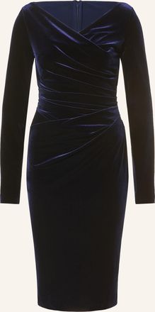 Talbot Runhof Talbot Runhof Cocktailkleid Aus Samt blau