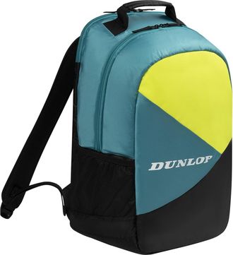 Dunlop Sports DUNLOP SX-Club Rucksack, Blaugrün-Schwarz-Gelb