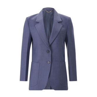 Victoria Beckham Damen, Jacken, Blau, XSGr&ouml;&szlig;e