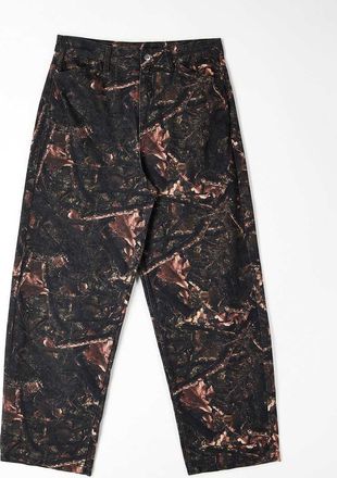 Collusion X002 - Jean baggy - Imprimé camouflage arbre-Vert