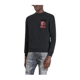 Antony Morato Guns N Roses Fleece Sweatshirt - - Sweatshirts & Hoodies - Herren - Schwarzk - S