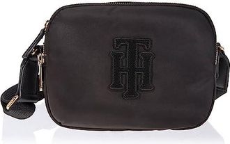 Tommy Hilfiger Applique Coquelicot croisé, Crossovers Femme, Black, Taille Unique