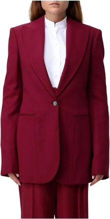Stella McCartney Tailored Blazer - Femme - Vestes - Rouge - Taille: 40 FR