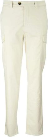 Brunello Cucinelli Homme, Pantalons, Blanc, Taille: L Cotton Pantalons