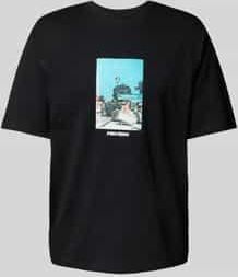 Review Regular Fit T-Shirt aus Baumwoll-Viskose-Mix