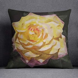 Bonamaison Le Jardin du Lin Kissenhüllen, Cotton, Mehrfarbig, 45x45