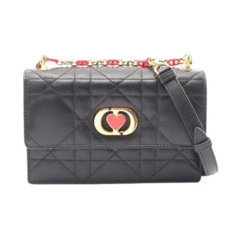 Dior Pre-owned Miss Caro Leather Mini Shoulder Bag - Femme - Pre-owned - Noir - Taille: ONE Size