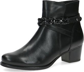 Caprice Femme 9-25336-41 Bottines à Lacets avec Talon, Noir, 37.5 EU