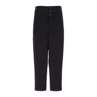 Saint Laurent Seidenhose mit Schneiderdetails - - Trousers - Herren - Blau - XL