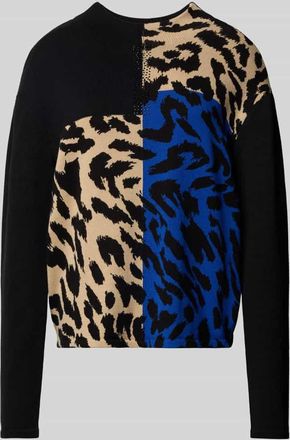 Betty Barclay Strickpullover im Allover-Look mit Stehkragen