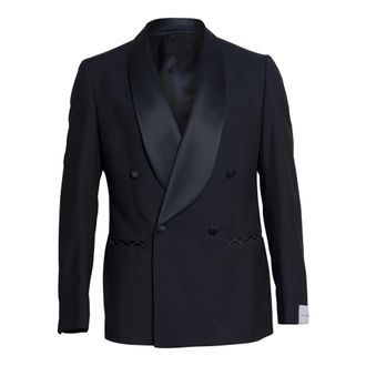 Luigi Bianchi Mantova Homme, Vestes, Bleu, Taille: XL Veste de smoking crois&eacute;e