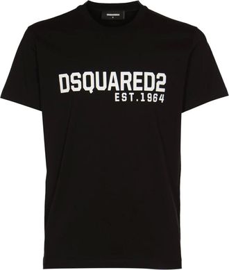 Dsquared2 Homme, Tops, Noir, Taille: M T-shirt Cool Fit Noir pour Homme