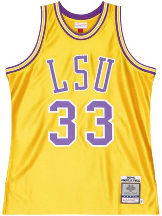 Mitchell & Ness maillot NCAA LSU Tigers 1990 Shaquille ONeal - Jaune