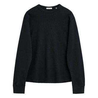 Sunflower Wool Waffle Tee LS - - Sweatshirts & Hoodies - Herren - Schwarzk - L