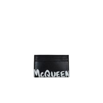 Alexander McQueen Logo Detail Kartenetui - - Accessories - Herren - Schwarzk - ONE SIZE