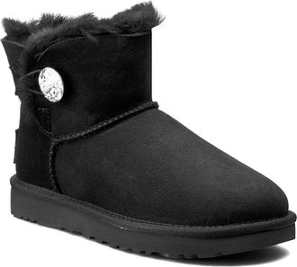UGG Schneeschuhe Ugg W Mini Bailey Button Bling 1016554 Schwarz