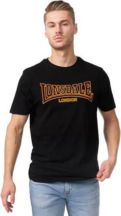Lonsdale T-Shirt Classic Slimfit - T-Shirt À Manches Longues Homme, Noir (schwarz) -XL (Taille fabricant: X-Large)