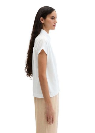 Marc O'Polo Kurzarmshirt aus Material-Mix