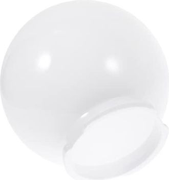 OSALADI Abat-Jour Globe Sph&eacute;rique 10 Pouces En Acrylique Transparent &Eacute;tanche Pour Luminaire Ext&eacute;rieur Jardin Terrasse Remplacement