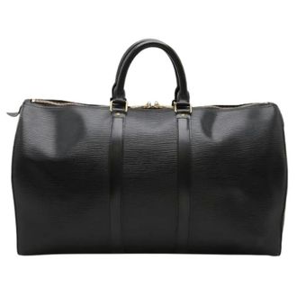 Louis Vuitton unisex, Pre-owned, Noir, Taille: ONE Size Pre-owned Keepall Epi Boston Bag