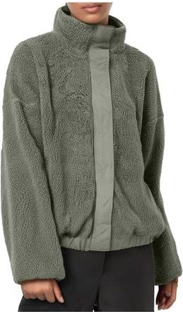 Generic 2026 Vestes pour femmes Faux manteaux courts courts, Vert, XXL