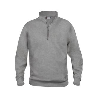 Clique Sweatshirt mit halbem Reißverschluss Herren Damen Unisex Basic Half Reißverschluss, aus Polyester, weich, waschbeständig, für Trekking, Wandern, Reise