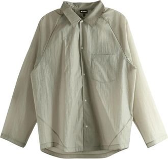 Goldwin Goldwin - Chemise coupe-vent en nylon transparent - Homme - Chemises - Beige - Taille: 2XL