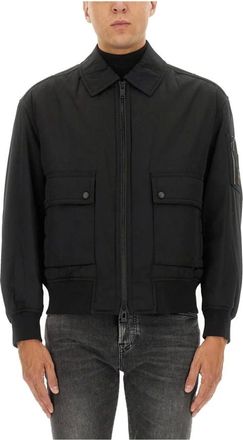 HUGO BOSS Homme, Vestes, Noir, Taille: S Bomber Vestes