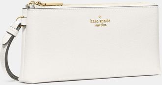 Kate Spade New York Kate Spade Wren Wristlet f&uuml;r Frauen in Baiser meringu&eacute; | Strukturiertes, genarbtes Leder