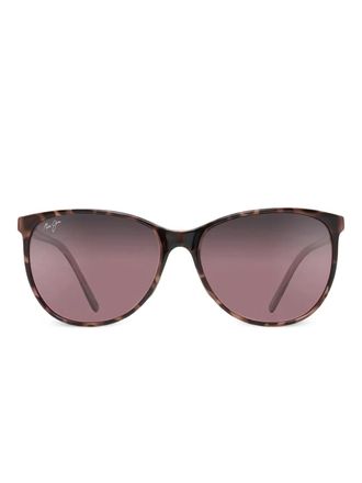 Maui Jim lunettes de soleil Ocean &agrave; monture ronde - Marron