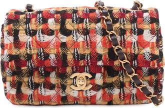 Chanel Multi Mini Rectangular Classic Tweed Single Flap