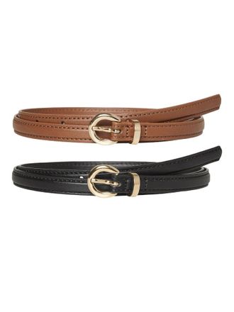 Vero Moda Vmkatja Coated Belt 2-Pack