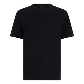 HUGO BOSS Klassisches Baumwoll-T-Shirt - - Tops - Herren - Schwarzk - S