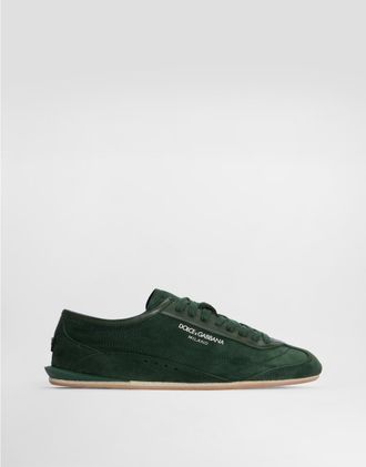 Dolce & Gabbana Schuhe Lipari Plus Aus Kalbsleder - Mann Schn&uuml;rschuhe Green 44.5