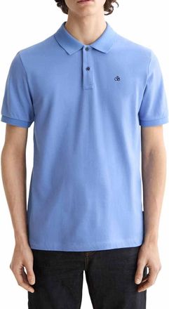 Scotch & Soda Herren Logo Shirt Polohemd, Blue Bonnet, M EU
