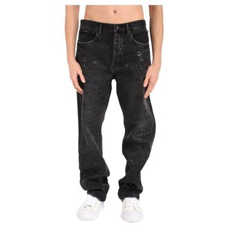 Purple Homme, Jeans, Noir, Taille: W30 Wide Jeans