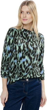 Cecil Damen T-Shirt aus Baumwolle strong khaki L