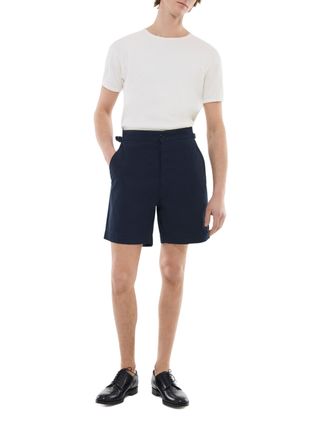 Fursac Bermuda en serge de coton - Taille 29 - Homme