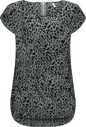 Only Only Onlvic S/S AOP Top Noos WVN pour Femme, Couronne de Laurier, Taille 42, Couronne de Laurier, 38