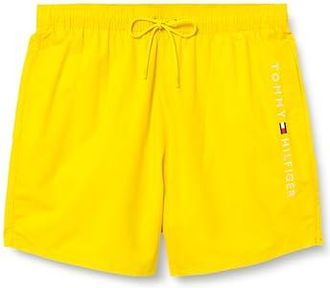 Tommy Hilfiger Medium Drawstring Um0Um03258 Maillot de Bain, Yellow (Marigold Yellow), M Homme