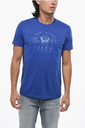 Diesel Solid Color T-DIEGOR-E17-OUT Crew-neck T-Shirt with Tone on size Xxs