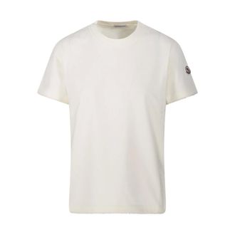 Moncler SS T-Shirt - Femme - Tops - Blanc - Taille: 42 FR