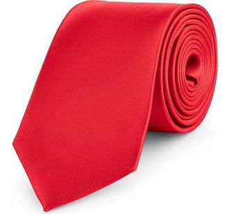 Ladeheid Cravate Large Diversit&eacute; de Couleurs Accessoire V&ecirc;tement Homme KP-8 (150cm x 8cm, Rouge2)