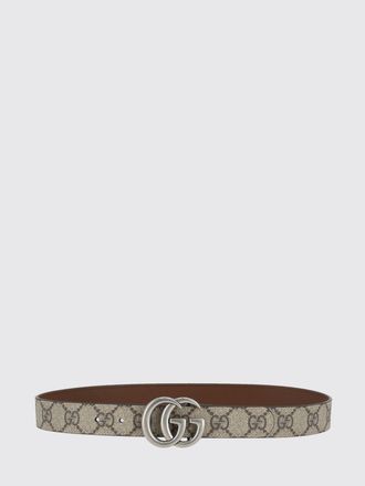 Gucci G&uuml;rtel f&uuml;r Jungen aus Kunstleder mit GG-Monogramm und Schnalle