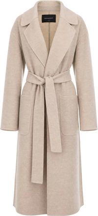 Fabiana Filippi Femme, Manteaux, Beige, Taille: 36 FR Casha Manteau Ceintur&eacute;