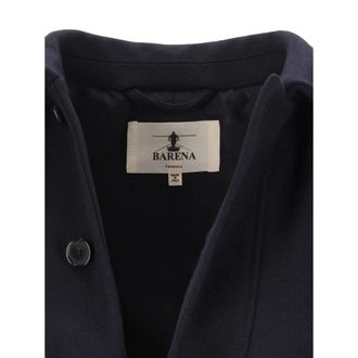 Barena Wool Blend Coat - Navy