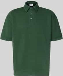 Lindbergh Oversized Poloshirt mit Polokragen und Label-Detail