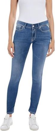 Replay Jean Femme New Luz Skinny-Fit mit Power Stretch, Bleu Moyen 009-2 (Blau), 28W / 30L