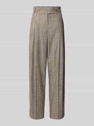 Marella Wide Fit Stoffhose aus Viskose-Mix mit Bundfalte Modell Massimo